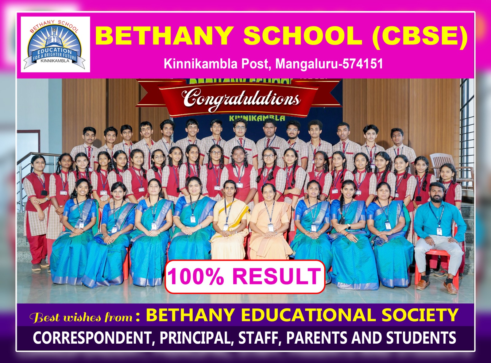 CBSE – CLASS 10 RESULTS – Bethany School